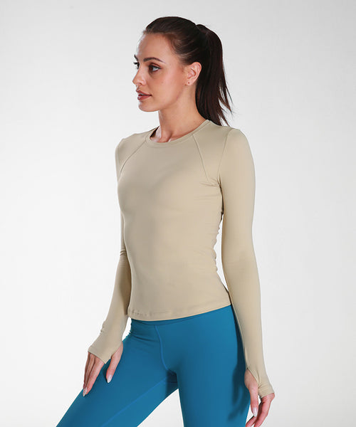 Women's Fitted Workout Top & Long Sleeve Activewear for Yoga and ...